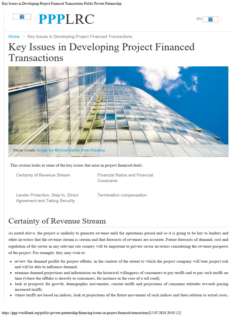 PPP Project Finance | PDF | Debt | Loans