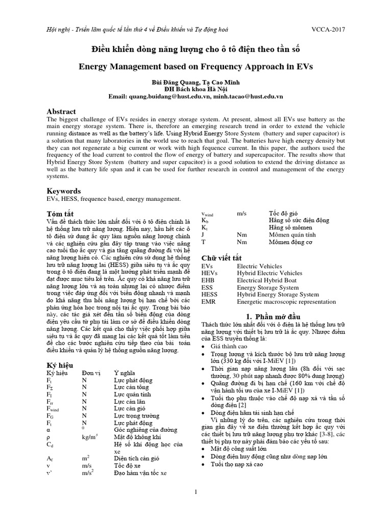 BB - Dieu Khien Dong Nang Luong Cho o To Dien - 8tr | PDF
