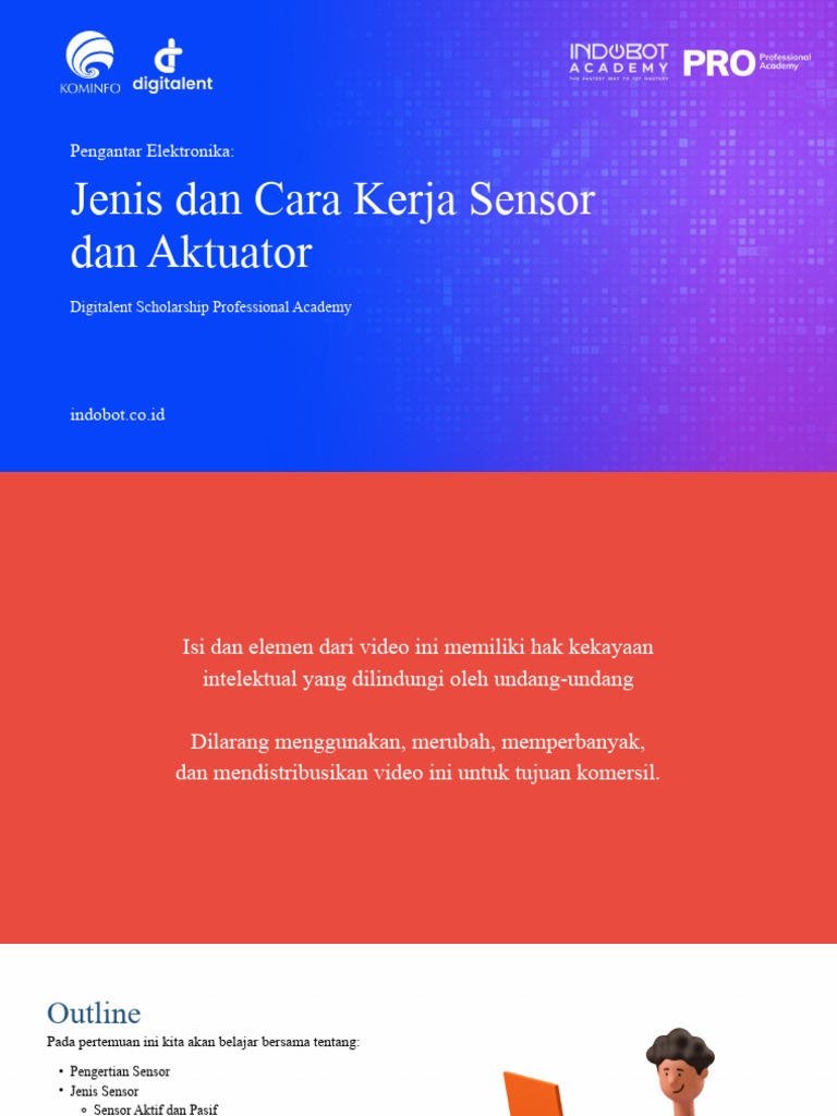 Topik 3 Jenis Dan Cara Kerja Sensor Dan Aktuator | PDF