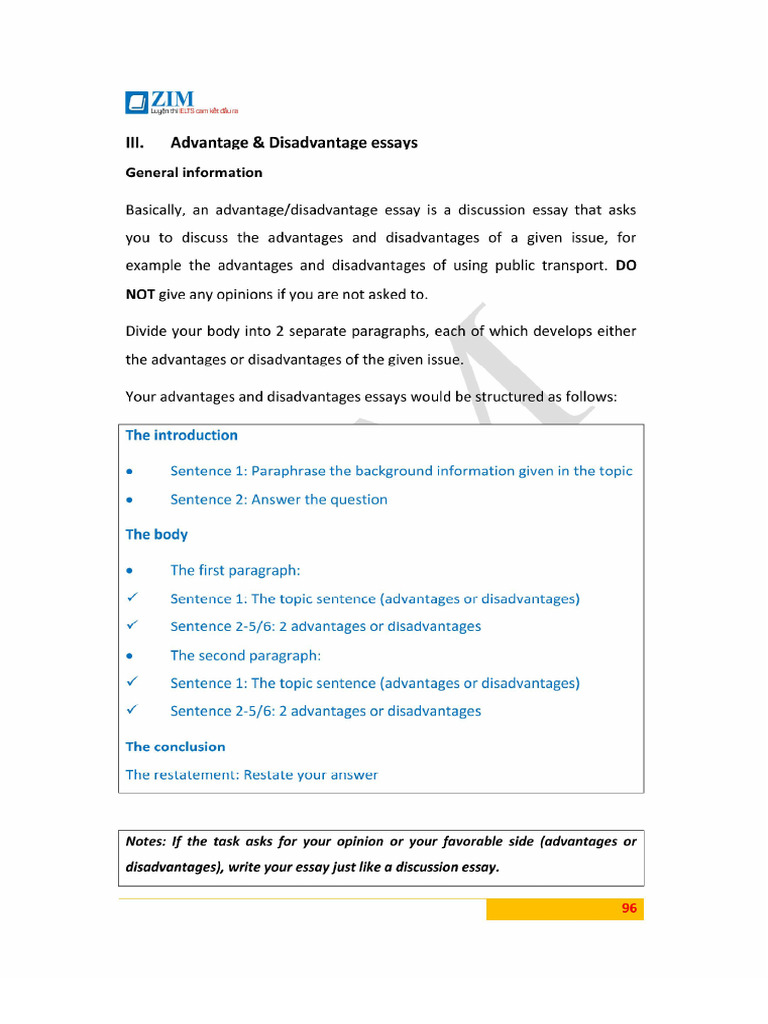 Advantages and Disadvantages | PDF