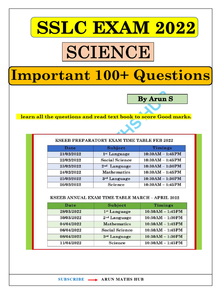 Class 10 Science MCQs and Answers | PDF | Sodium Bicarbonate | Cellular ...