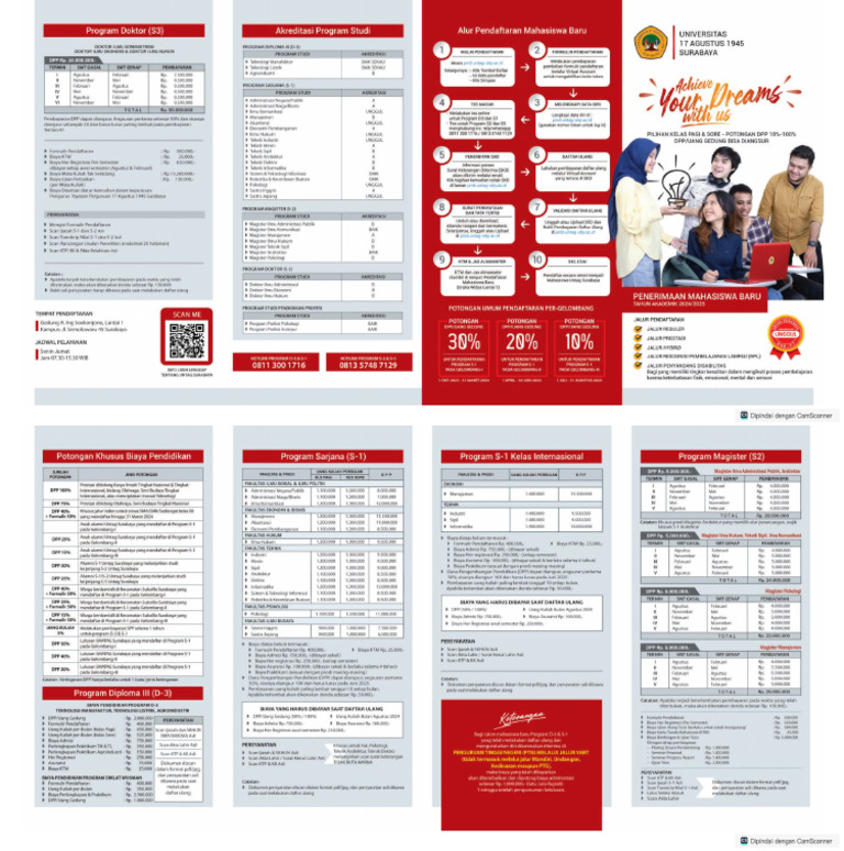 Brosur Untag Surabaya Updated 27 Mei | PDF