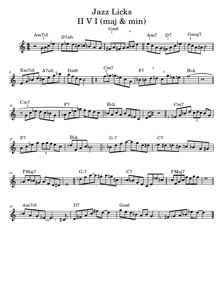 Jazz Licks | PDF