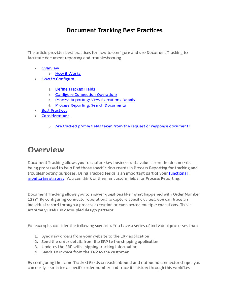 Document Tracking Best Practices | PDF | Enterprise Resource Planning | Metadata