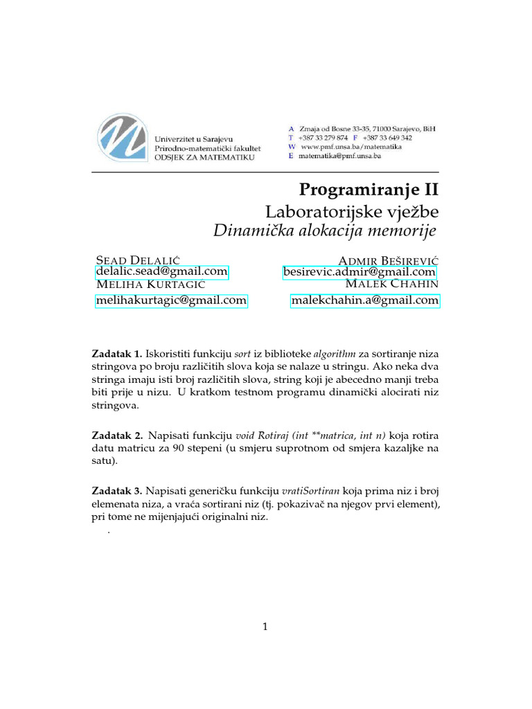 Dinamicka Alokacija | PDF