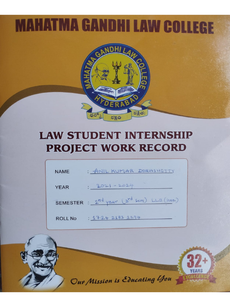 Internship Main Record | PDF