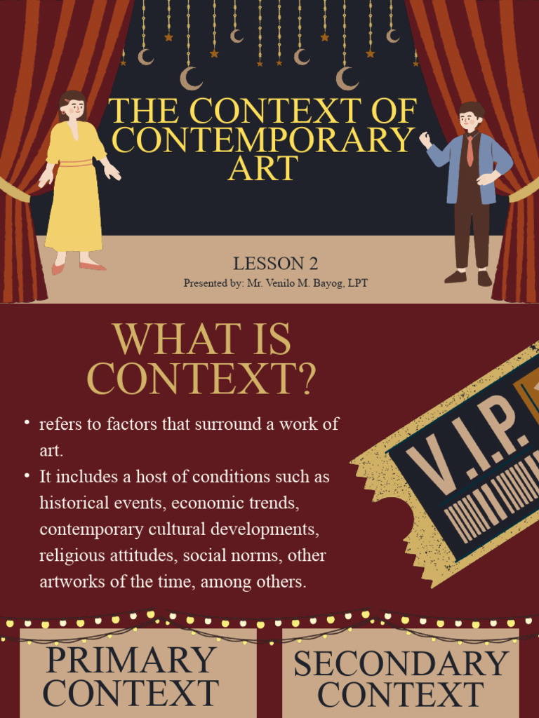 Understanding Contemporary Art Contexts | PDF | Experience | Patronage