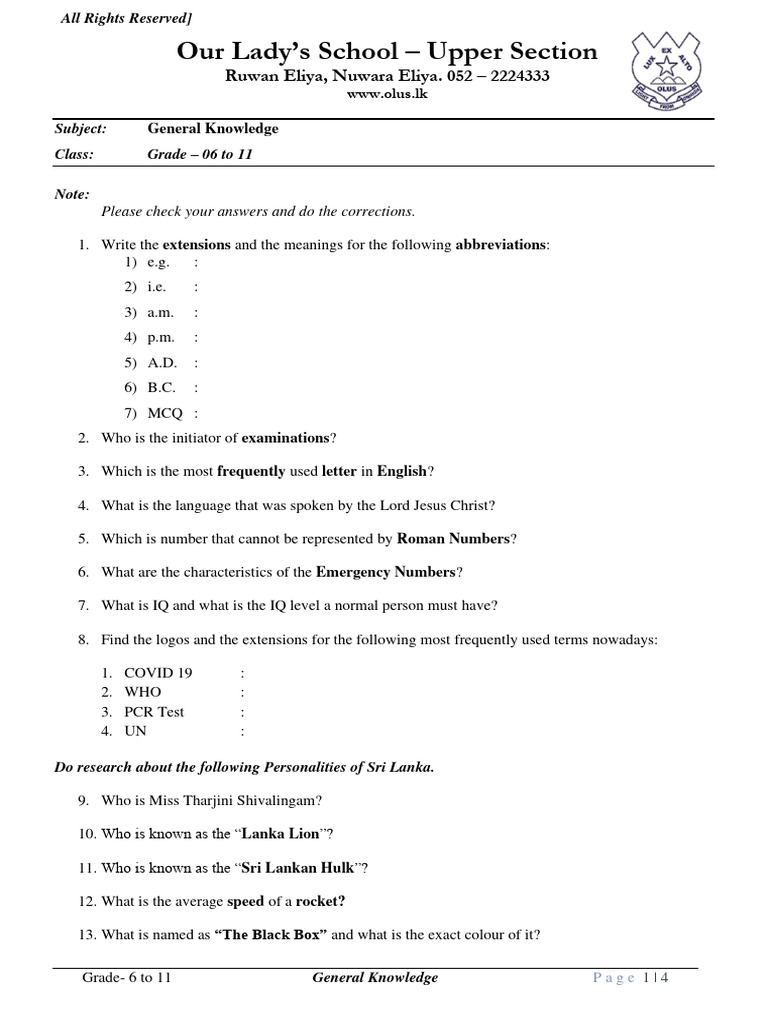 GK Paper - 1-1 | PDF | Computers