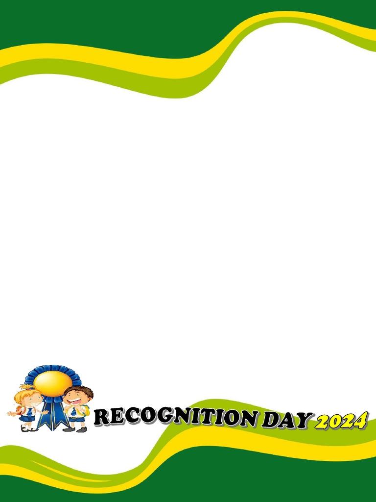 Recognition Day 2024 Program | PDF