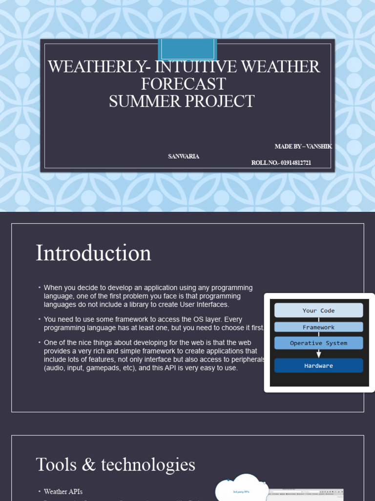 Summer Project PPT (Vanshik) | PDF | Html | Html Element