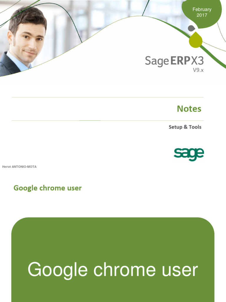 Sage Erp X3 Setup Tools Configuration Outils Pdf Software