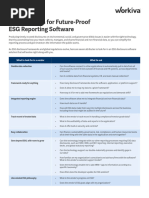 ESG Checklist | PDF | Occupational Safety And Health | Employment
