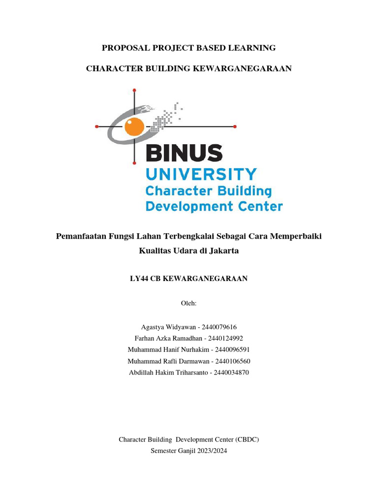 PROPOSAL CB KEWARGANEGARAAN KEL. 4 (Revisi Metode Pelaksanaan Project Dan Literature Review) | PDF