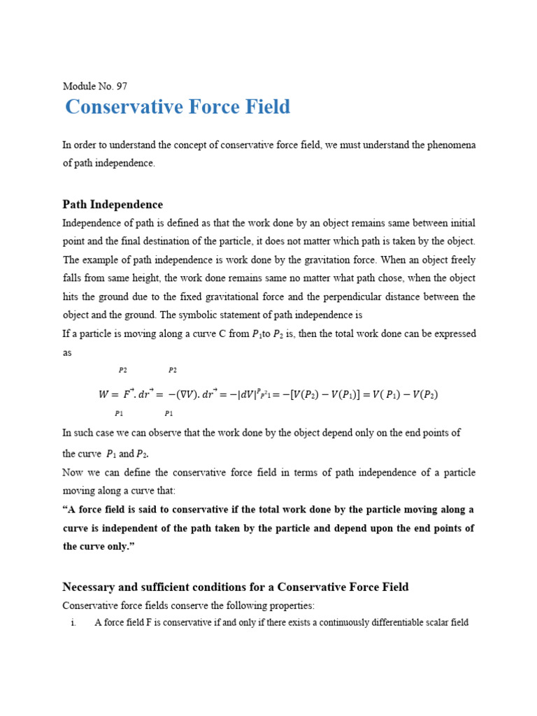 Handouts - MTH622 - Modules - 97-100 | PDF | Force | Mechanics