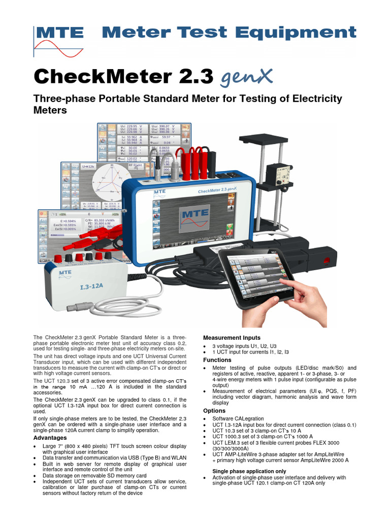 CheckMeter 2.3 genX User Manual | PDF | Metrology | Computer Engineering