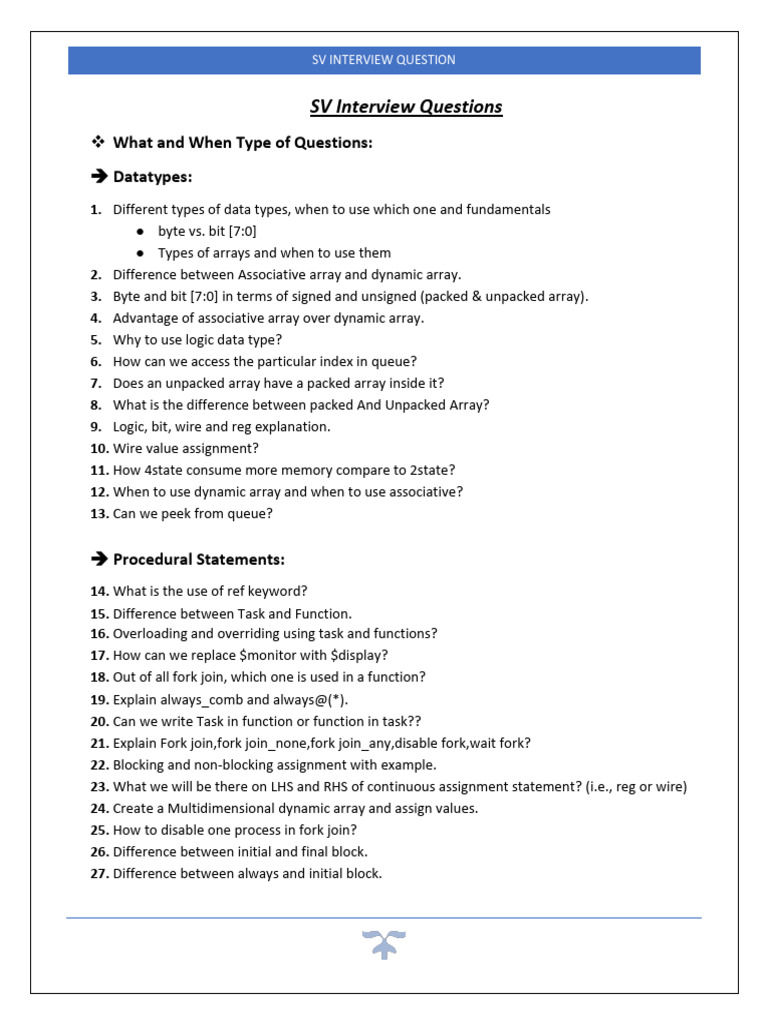 System Verilog Interview Question Pdf Method Computer Programming Class Computer