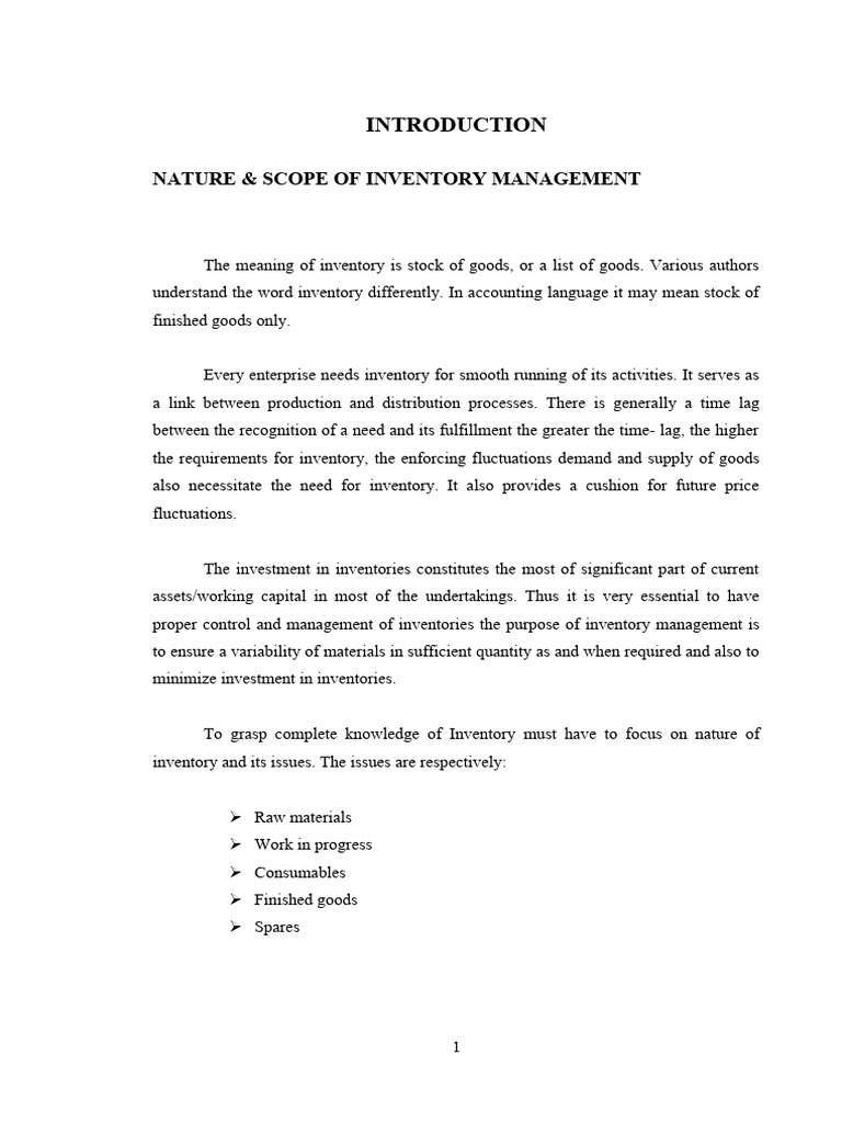 Inventory Management Complited Project Annapurna | PDF | Inventory ...