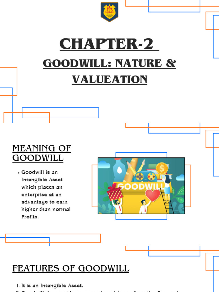 Chapter-2 GOODWILL NATURE & VALUEATION | PDF | Goodwill (Accounting) | Valuation (Finance)