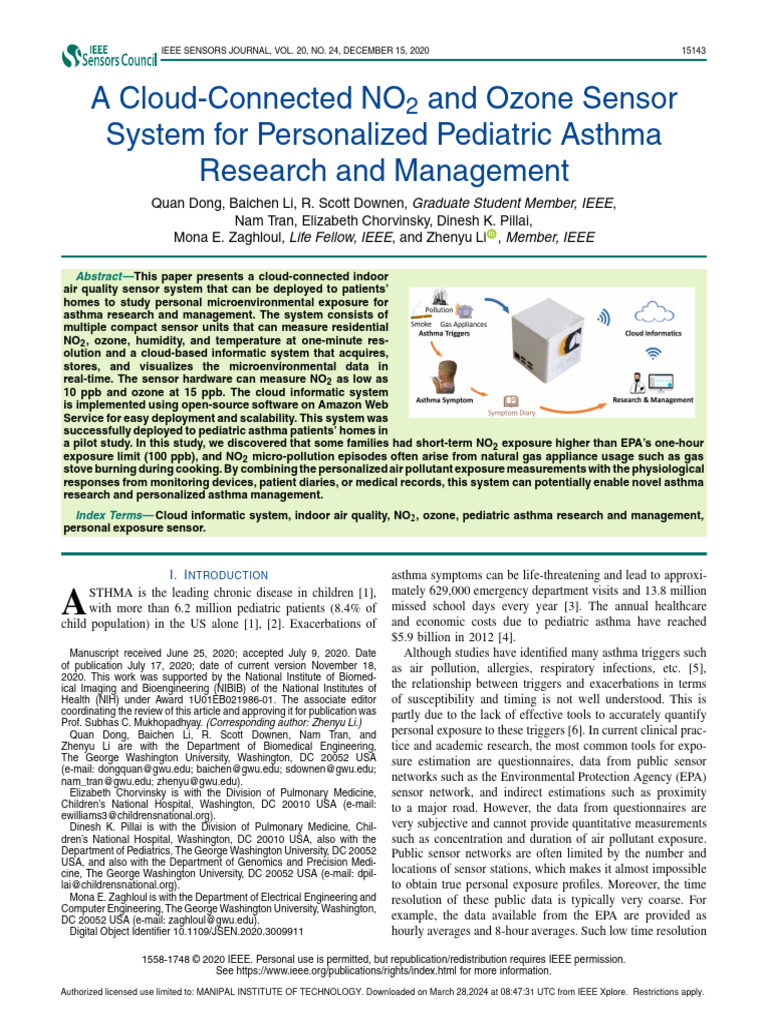 A Cloud-Connected NO - Sub - 2 - Sub - and Ozone Sensor System For ...
