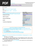 Submission Preparation Checklist MJSSH | PDF | American Psychological ...
