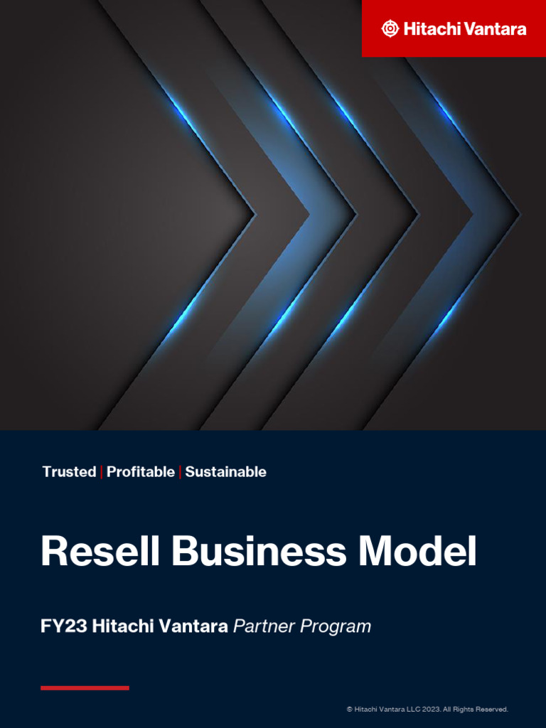 Hitachi Vantara FY23 Resell Program | PDF | Cloud Computing | Internet ...