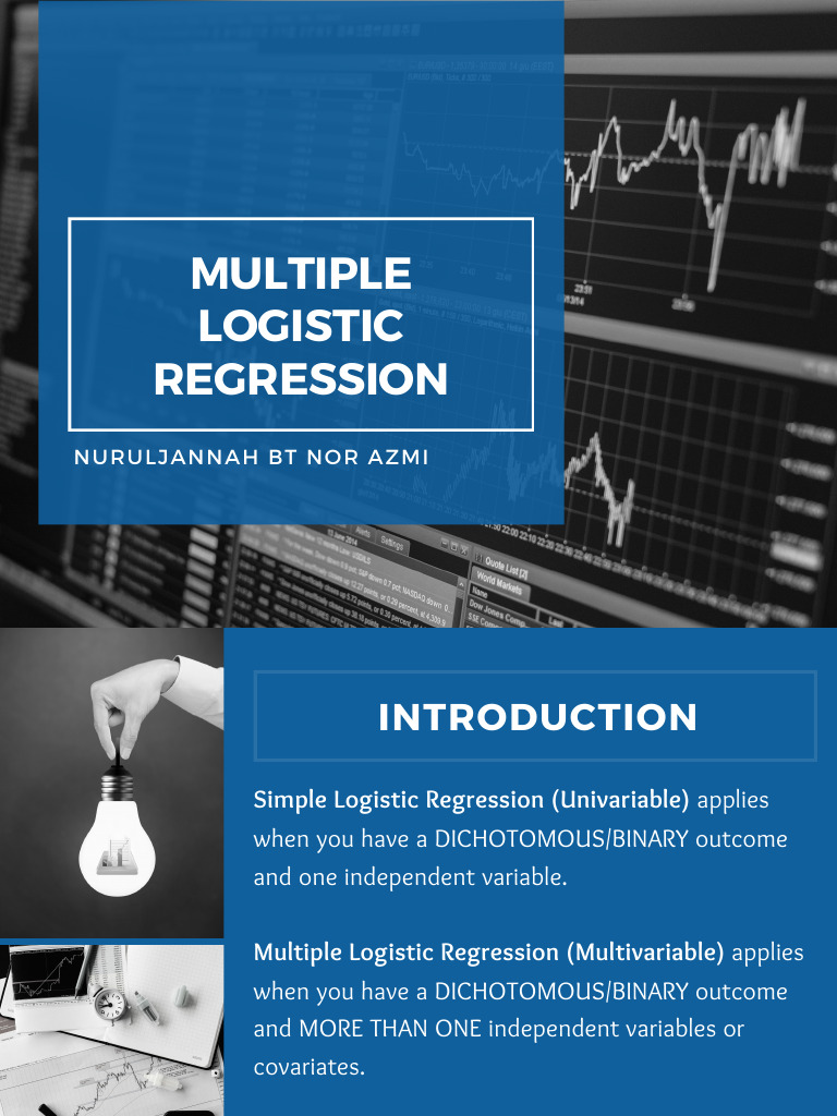 Multiple Logistic Regression | PDF | Logistic Regression | Dependent And Independent Variables