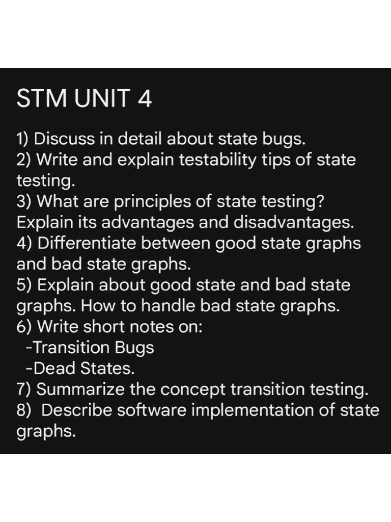 STM Unit 4 | PDF