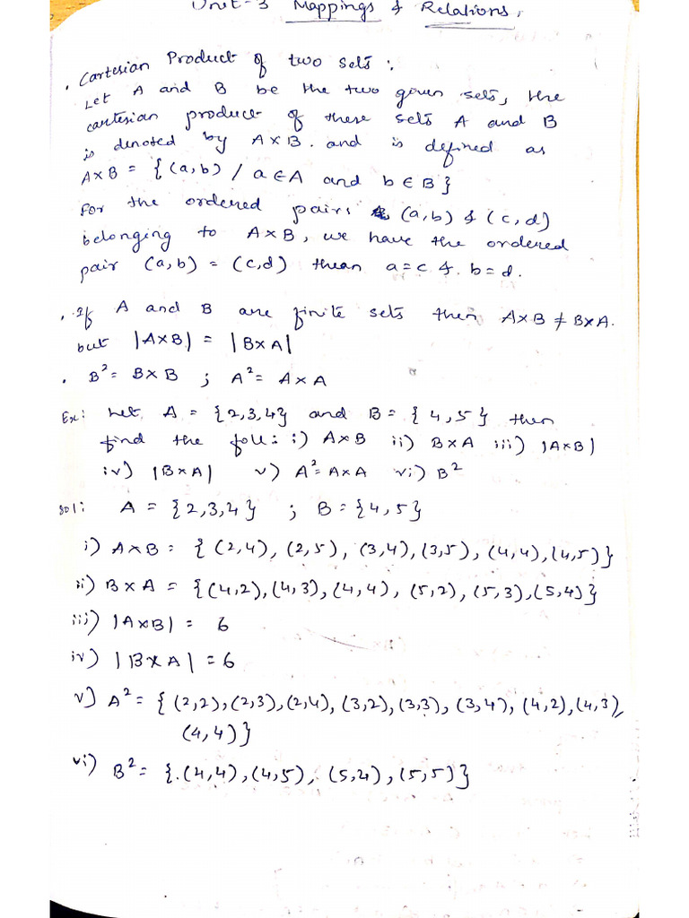 Mapping and Relations | PDF