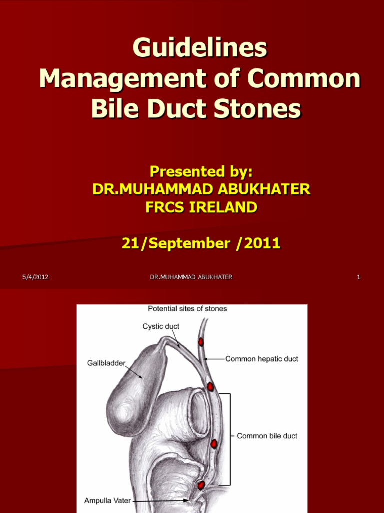 Guidelines Management of Common Bile Duct Stones | Gastroenterology ...