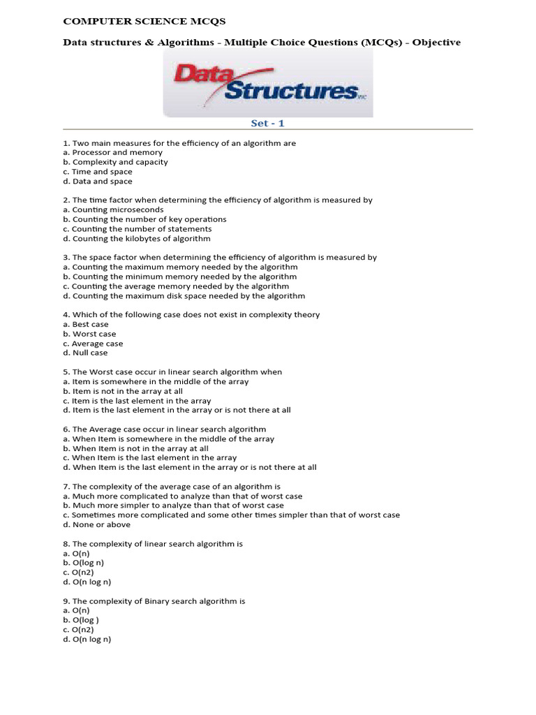 MCQ Computer | PDF | Duplex (Telecommunications) | Time Complexity
