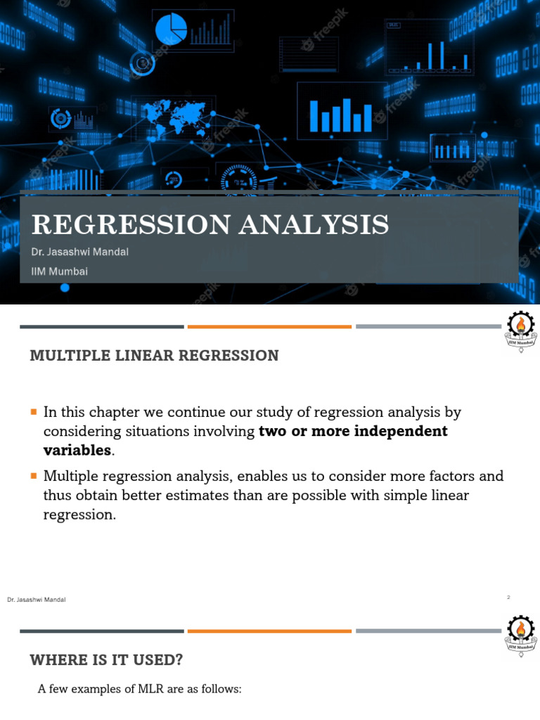 Session 4 - Multiple Linear Regression | PDF | Coefficient Of Determination | Linear Regression
