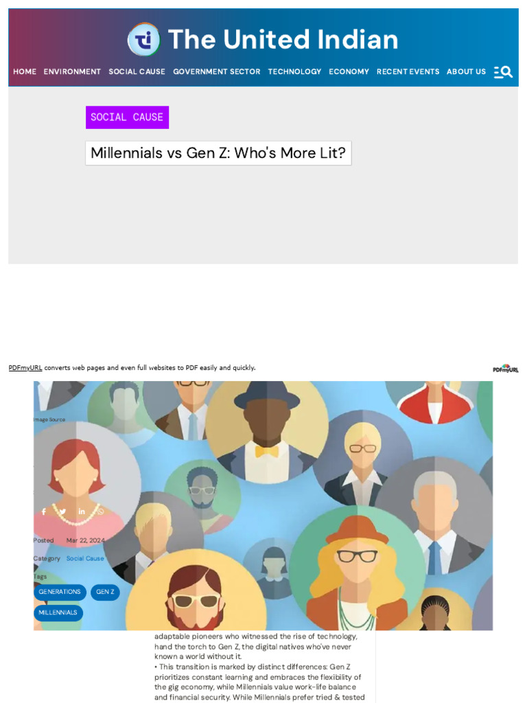 Indian Gen Z | PDF | Millennials | Social Media