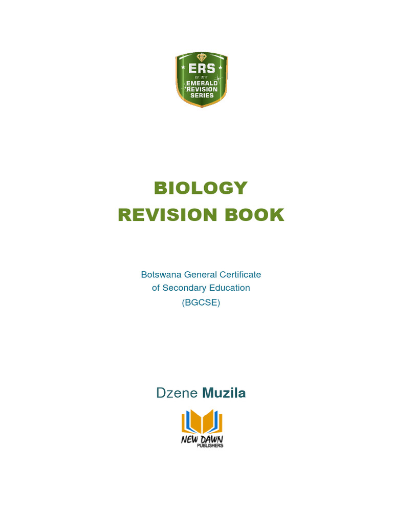BIOLOGY REVISION BGCSE Comp | PDF | Osmosis | Cell (Biology)