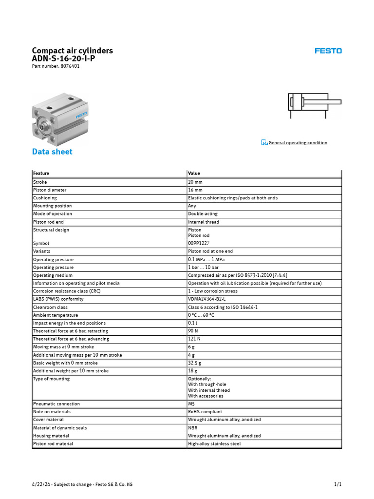 Datasheet | PDF | Piston | Building Engineering
