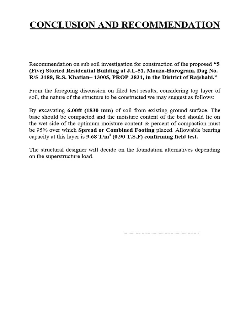 Conclusion and Recommendation | PDF | Science & Mathematics
