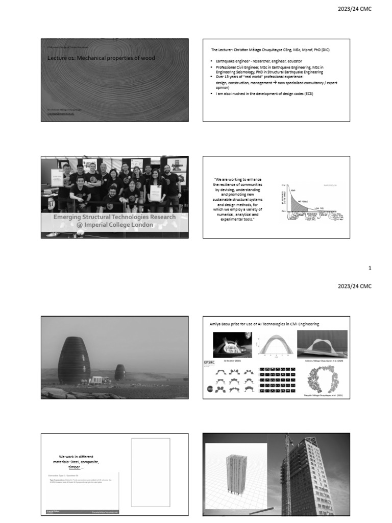 Slides 01 CMC | PDF | Viscoelasticity | Creep (Deformation)