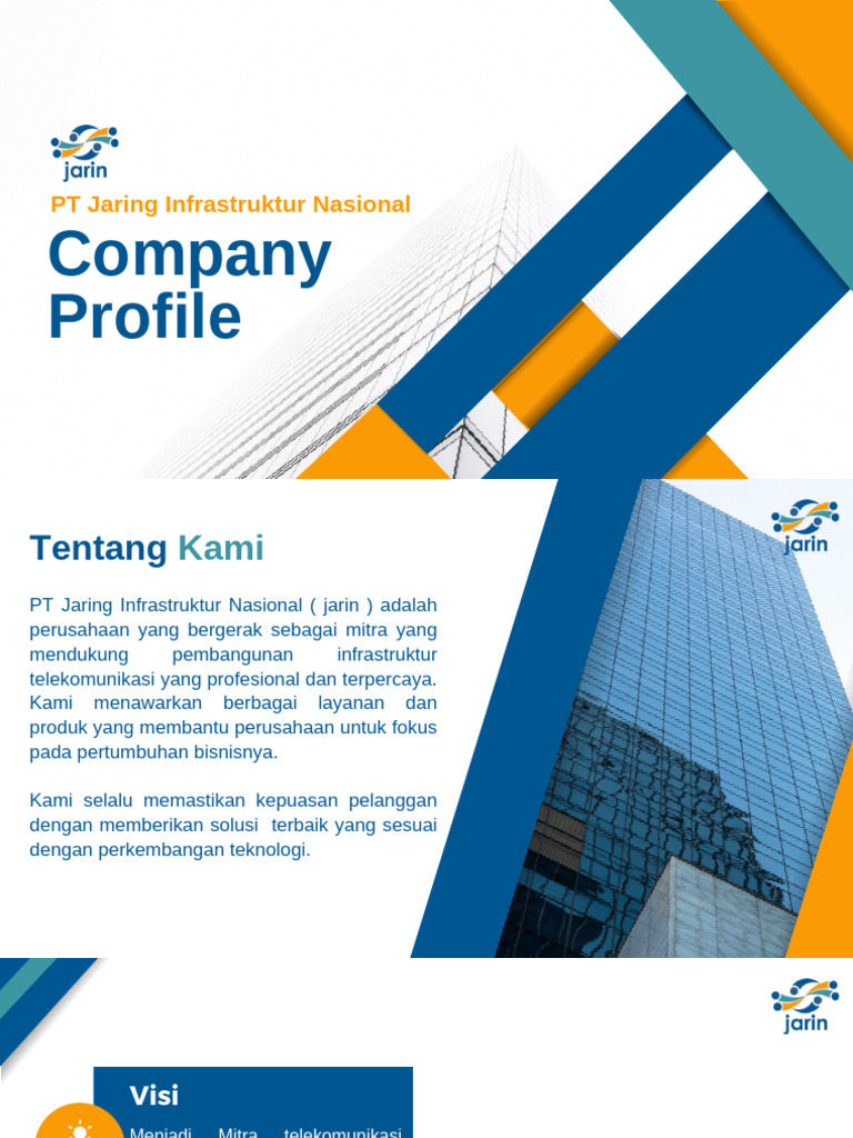 Company Profile - PT Jaring Infrastruktur Nasional 2024 | PDF | Bisnis ...