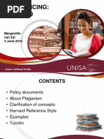 Harvard Referencing Guide for UNISA | PDF | Quotation Mark | Citation