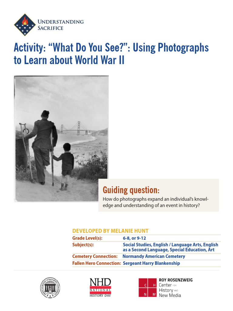 WWII Photo Analysis Lesson Plan | PDF | Normandy Landings | Operation ...