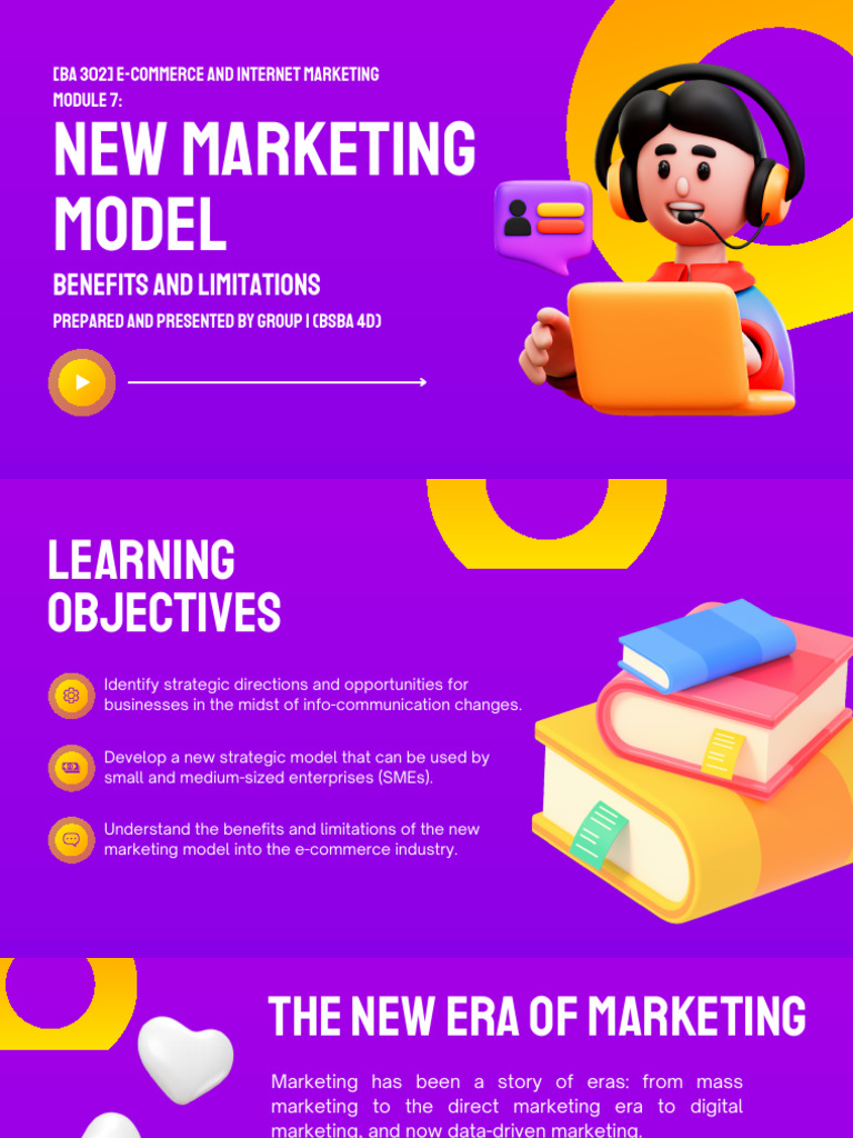 Module 7 e Commerce (New Marketing Model) - 1 | PDF | Marketing | E Commerce