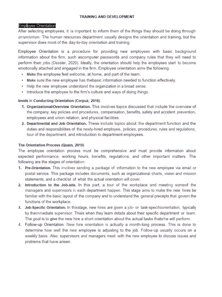 HRM Handout 5 | PDF | Behavior Modification | Cognition