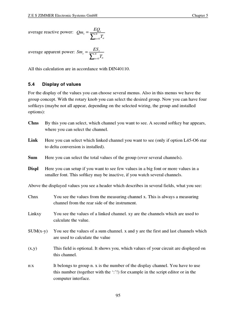 LMG450 Display and Measurement Guide | PDF | Integral | Voltage