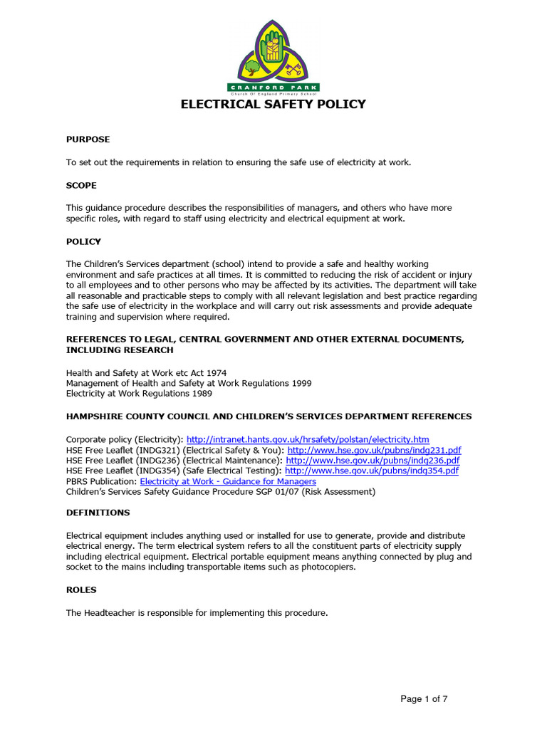 Electrical Safety 16 | PDF | Occupational Safety And Health | Safety