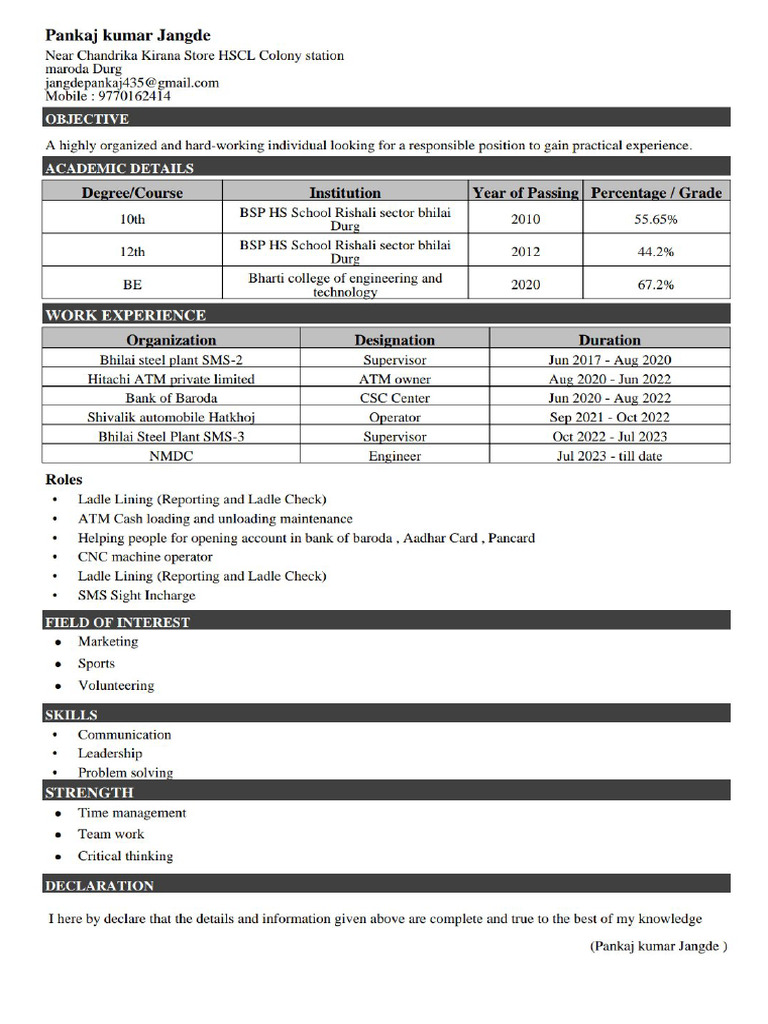 Pankaj Kumar Jangdee | PDF