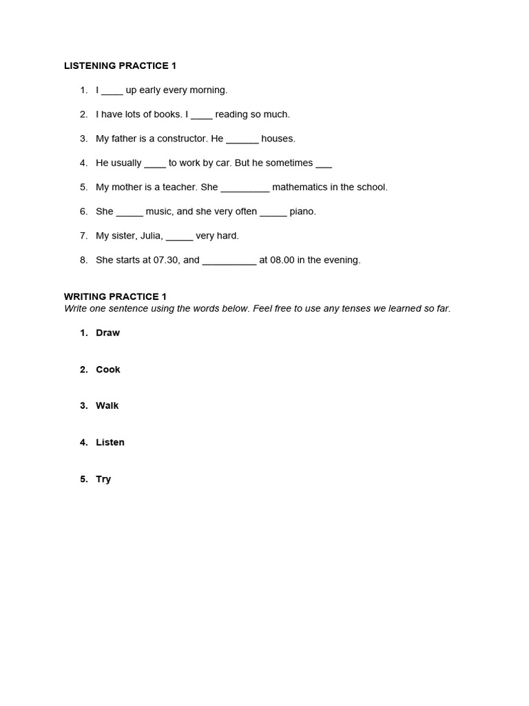 Practices 1 | PDF