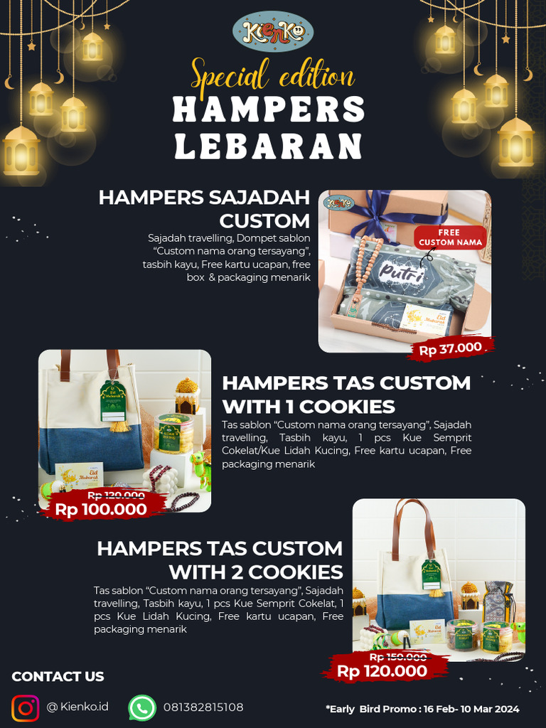 Flyer Hampers Lebaran | PDF