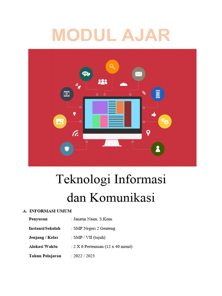 MA Bab 3 Teknologi Informasi Dan Komunikasi | PDF