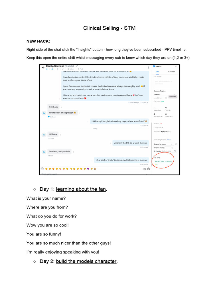 Clinical Selling - STM (1) | PDF
