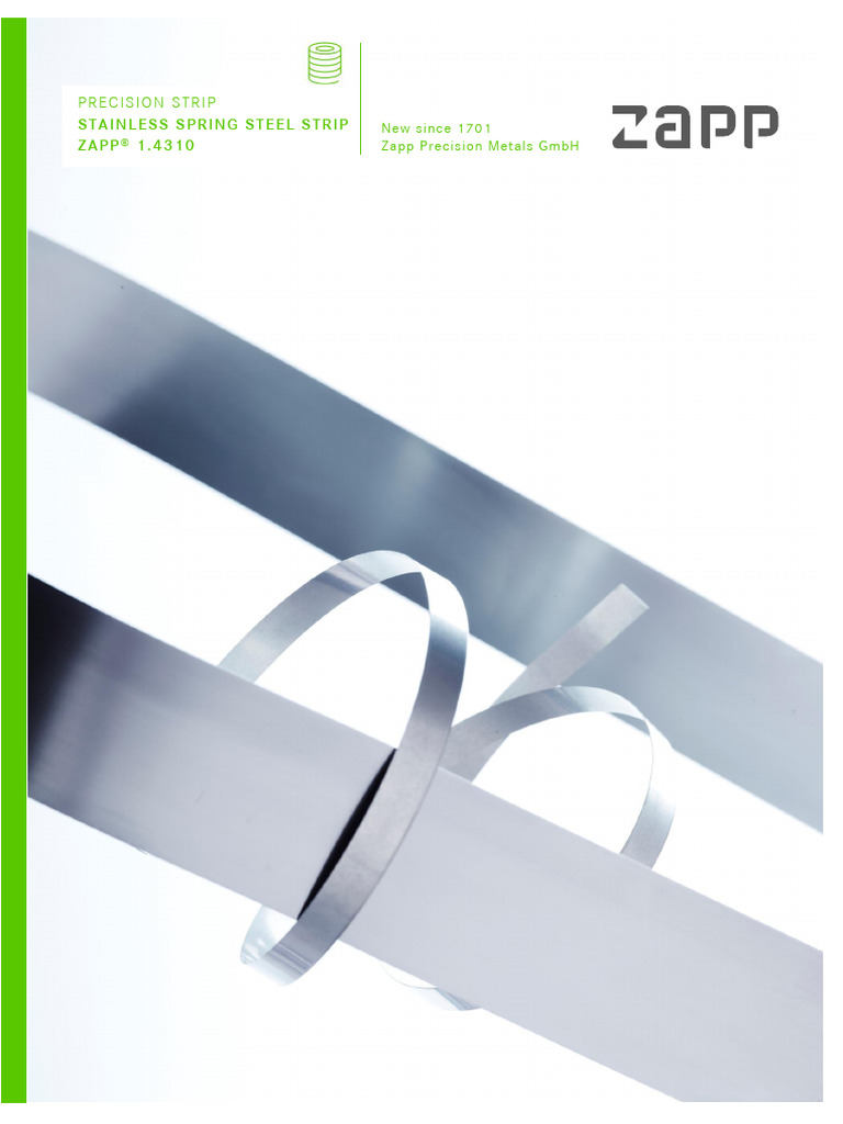 Stainless Spring Steel Strip PS | PDF | Building Materials | Secondary Sector Of The Economy