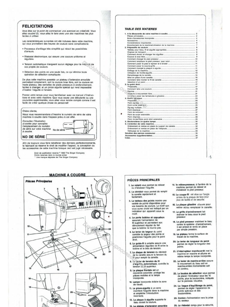 Singer FUN Total Secur | PDF